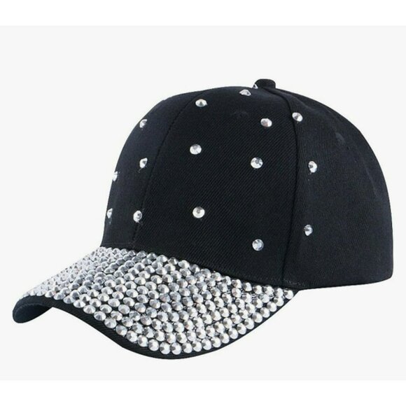 Accessories | Bling Gemstone Baseball Cap | Poshmark